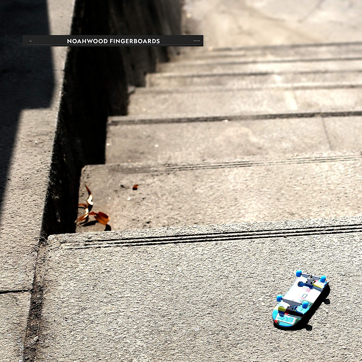 NOAHWOOD Wooden Fingerboard Complete (NW8.0 Maple 6-Layer 360Flip Deck, NW2.0 King Trucks Silvery,NW3.0 Wheels White) (Blue Door iii, 100x34mm Standard Concave)