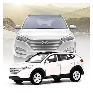 LUTPOL Die Casting 1:36 Scale Alloy Pull Back High Imitation for Hyundai Tucson SUV Model Toy Car Diecasts Metal Model Children's Gifts Toys Vehicle Unzip Toy ( Color : Light Yellow )