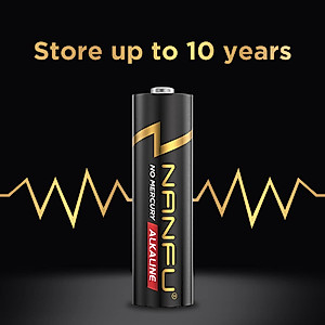 NANFU Long Lasting AA 48 Batteries Premium LR6 Alkaline Battery 1.5v Batteries for Clocks Remotes Games Controllers Toys Electronic Device