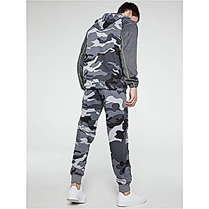 PASOK Men's Casual Tracksuit Set Long Sleeve Full-Zip Running Jogging Athletic Sweat Suits Style 2 Gray 2XL