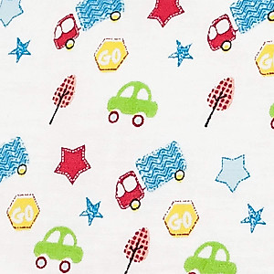 (2 Pack 12x18) 300 Thread Count 100% Cotton Tiny Travels Printed Design Travel Pillowcase Fits MyPillow Go Anywhere Pillow, Travel Size, Toddler Size Pillowcase(Made in The USA!)