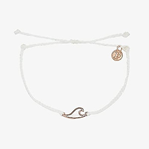 Pura Vida Bracelets Pack Light Knotted Wave Chain Bracelet Stack - Set of 3 Stackable Bracelets for Women, Summer Accessories & Cute Bracelets for Teen Girls - 1 Chain Bracelet & 2 String Bracelets