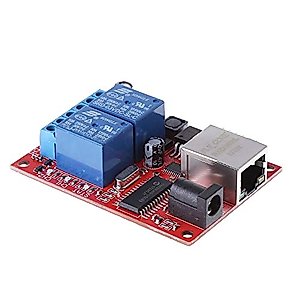 Davitu Motor Controller - LAN Ethernet 2 Way Relay Board Delay Switch TCP/UDP Controller Module WEB Server