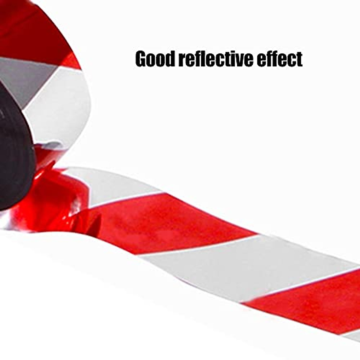 Hztyyier Reflective Scare Tape, Bird Scare Ribbon Thick Reflective Bird ​Deterrent Tape Garden Orchard Accessories Reflective Scare Birds Tape for Scare Birds Away(2 Pieces of red Silver, 100m)