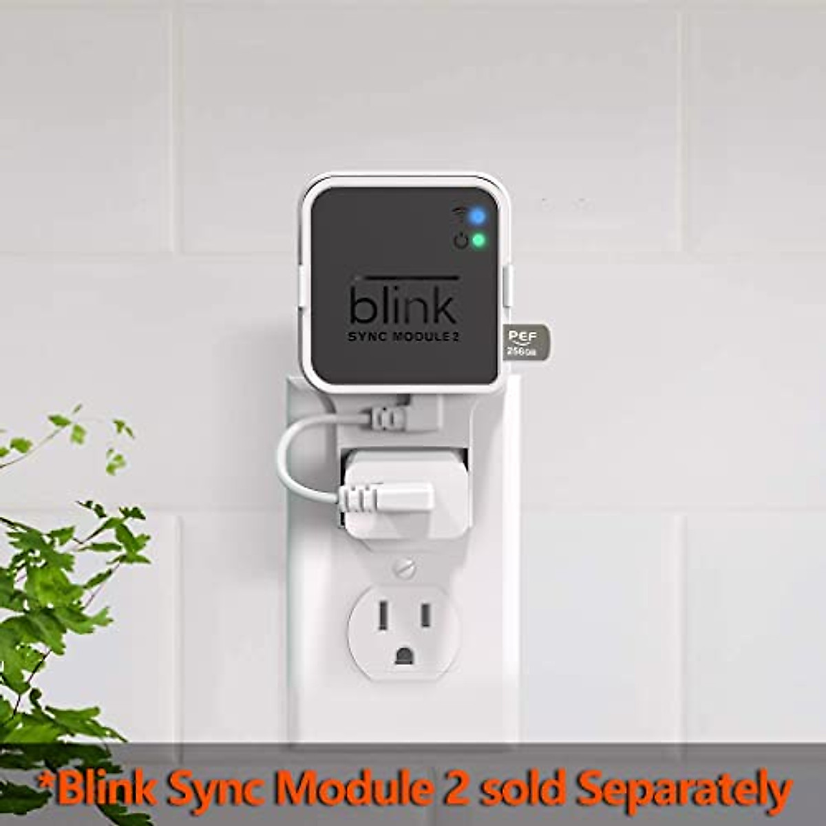 256GB Blink USB Flash Drive and Blink Outdoor Camera Mount, 3 Pack Camera Housing and 360° Adjustable Mounting Bracket with Blink Sync Module 2 Mount(Blink Camera and Module are Not Included)