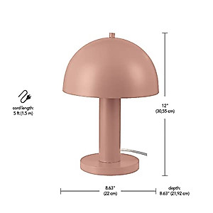 Globe Electric Novogratz x 65861 Olivia 12" Table Lamp, Cork Finish