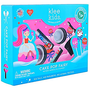 Klee Naturals Luna Star Naturals Klee Kids 4 PC Makeup Up Kits with Compacts (Enchanted Fairy) (Cake Pop Fairy)