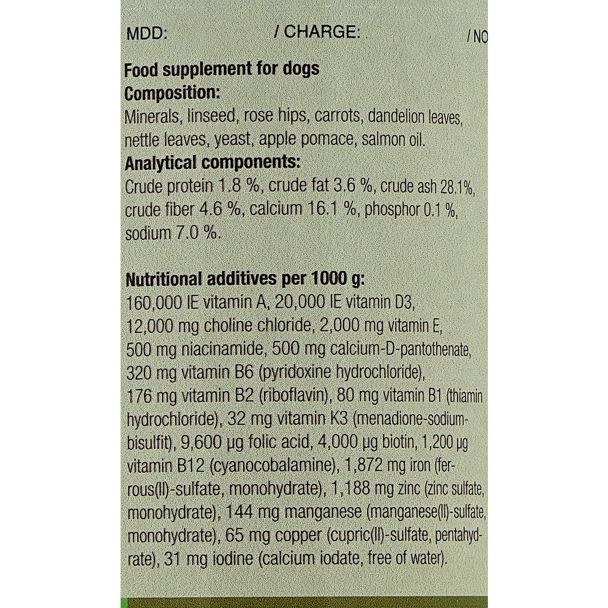 Nekton-Dog Easy Barf Raw Food Supplement 350gm (12.35oz)