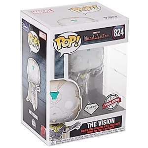 Funko Pop Marvel WandaVision The Vision Diamond BAM Exclusive Bobble-Head Figure