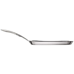 Viking Culinary Contemporary 3-Ply Stainless Steel Nonstick Grill Pan, 11 Inch, Ergonomic Stay-Cool Handle, Dishwasher, Oven Safe, Works on All Cooktops including Induction