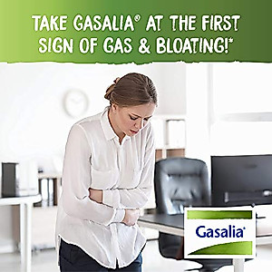 Boiron Gasalia Tablets for Relief from Gas Pressure, Abdominal Pain, Bloating, and Discomfort - 60 Count