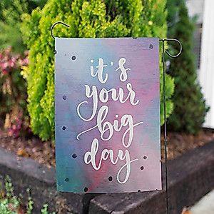 Blank Garden Flags, 2-Pack White Blank Flags to Decorate, Heat Transfer Safe White Sublimation, 12 x 17.32 Inches