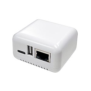 AllAboutAdapters USB Printer Sharing Server Box for Accessing Single USB Printer Over Local Network