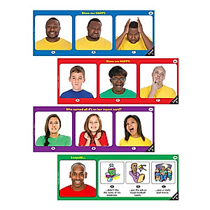 Super Duper Publications | Emotions Skill Strips® Photo Flash Cards | Educational Learning Resource for Children