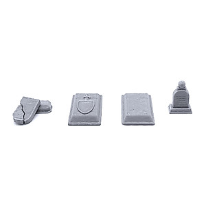 Cemetery Ruins Bundle by Terrain4Print, 3D Printed Tabletop RPG Scenery and Wargame Terrain for 28mm Miniatures