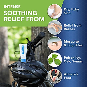 TriCalm Soothing Steroid-Free Anti-Itch Hydrogel for Bug Bites, Eczema, and More, Contains No Hydrocortisone, 2 Fl Oz