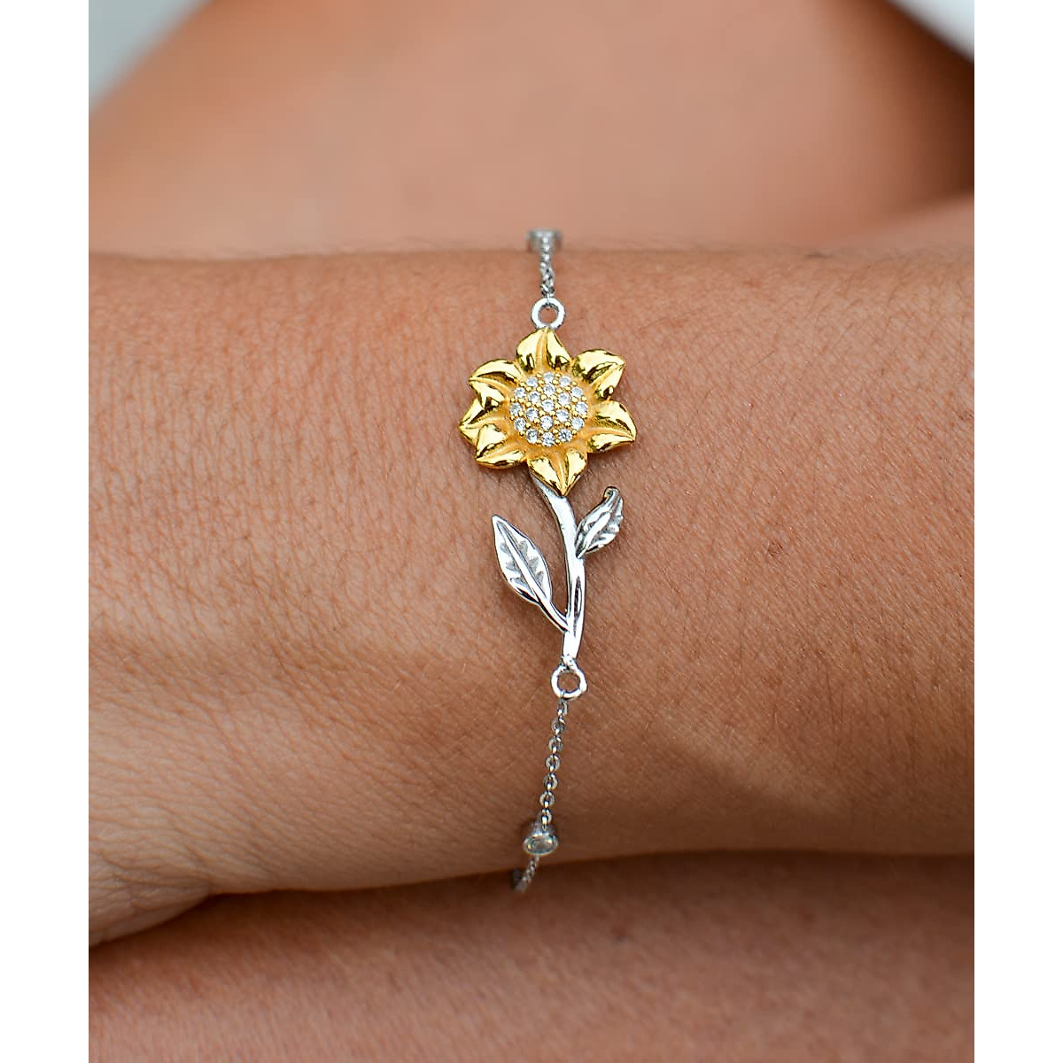 Useful Sister Gifts, Being My Sister is Really The Only Gift You Need, Birthday Gifts, Sunflower Bracelet for Sister from Sister, Inexpensive Sister Gifts, Affordable Sister Gifts, Cheap Sister Gift