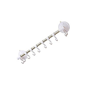 Hanging Rack 1PC Towel Rack Hand Towel Ring Towel Holder Bathroom Towel bar Towel Hanging Hook Hanging Rack Wall Towel Shelf Towel Hanger No Punching Cup White Towel Holder