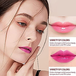 REVERIE DIARY Lipstick for Women, Magic Temperature Changing Colors (Blue Changed into Pink) Lip Stain Gloss Moisturizing And Long Lasting Waterproof Lip Balm Makeup, 0.12 Ounce
