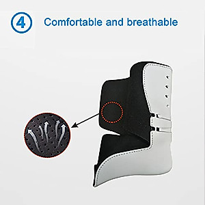 Strong Ankle Brace Sports Protection, Stable Support Adjustable Ankle Stabilizer Adjustable Fastener for Most People for Ankle Injuries for Sports(Left foot, M)