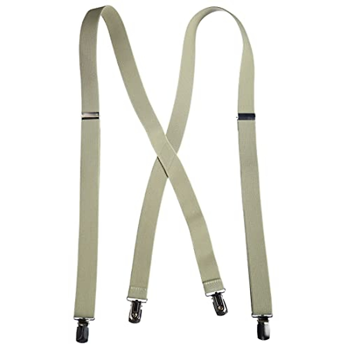 Tuxgear Mens Bow Tie and Adjustable Stretch Suspender Sets, Light Sage, 48" Mens (Light Sage, 48" Mens)