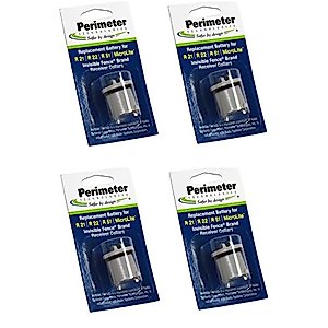 Perimeter Technologies Four Pack Dog Fence Batteries for Invisible Fence R21 or R51 Receiver Collars (4-Pack