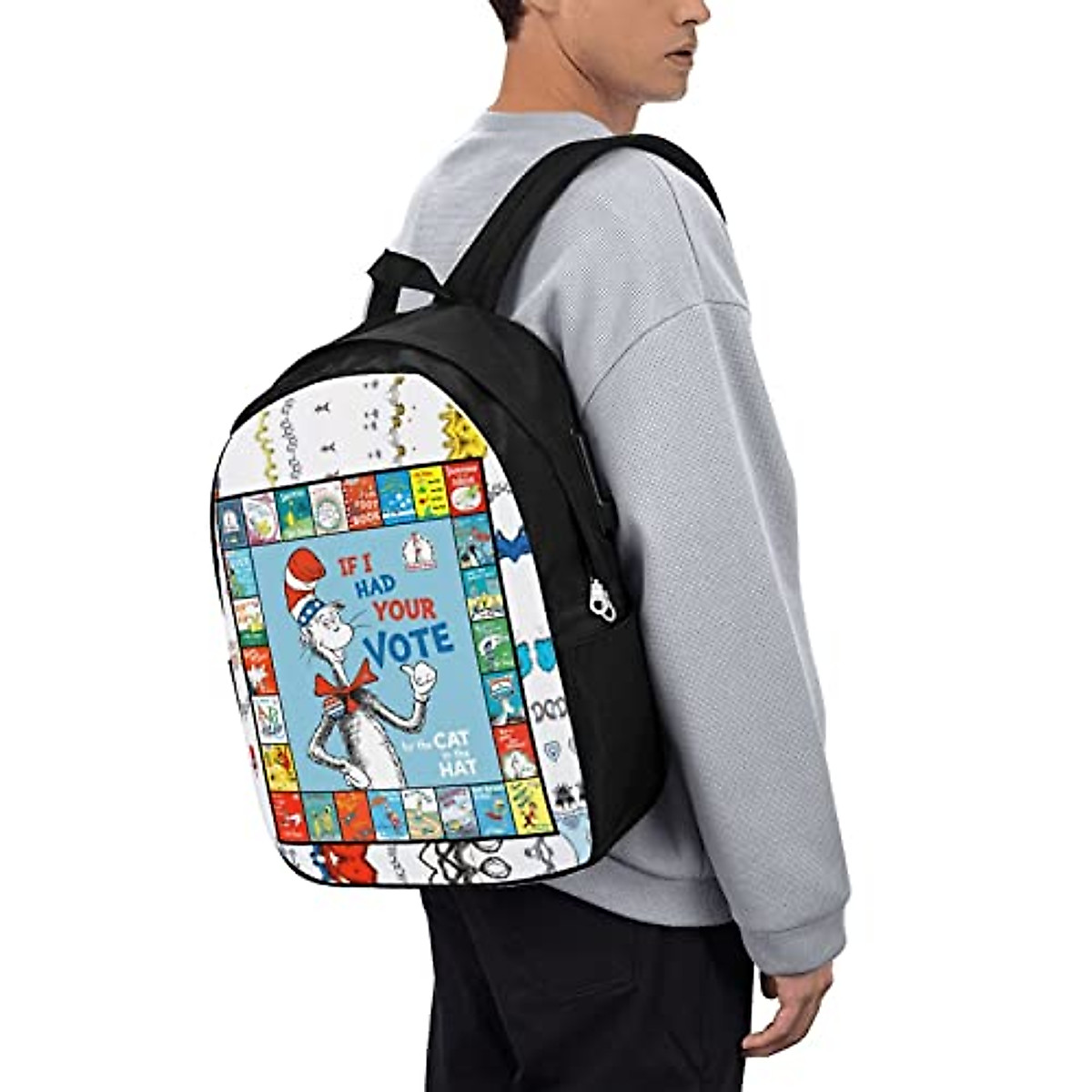 Durbseus Backpack Sports Double Shoulder Bag Travel Daypacks One Size Unisex