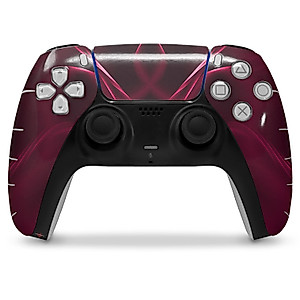 WraptorSkinz Skin Wrap compatible with Sony PS5 DualSense Controller Abstract 01 Pink (CONTROLLER NOT INCLUDED)