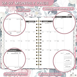 2024-2027 Monthly Planner/Monthly Calendar - 3 Year Monthly Planner 2024-2027, JUL 2024 - DEC 2027, 6.3" x 8.4", 36 Monthly Planner, 3 Year Planner