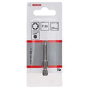 Bosch Torx T25, 49mm Extra Hard Screw Tip