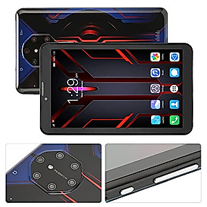 7 Inch Calling Tablet, Dazzling Orange HD Tablet Octa Core Front 500W Rear 800W 4GB 32GB Anti Blue Light for 10.0 (US Plug)