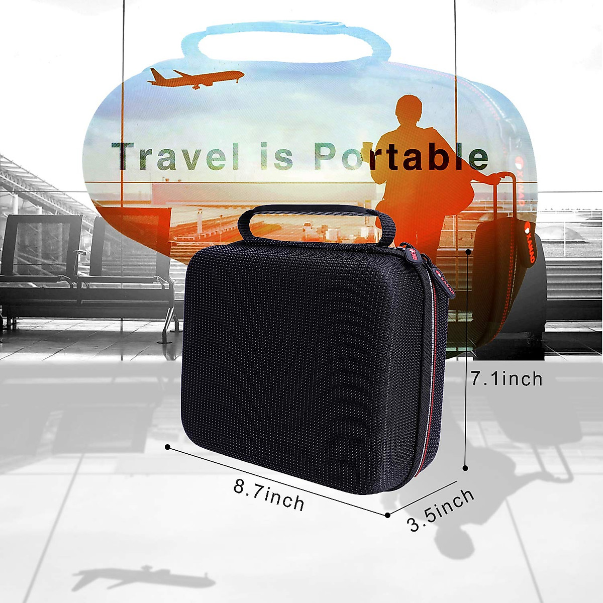 XANAD Battery Organizer Storage Case Holds 148 Different Size Batteries for AAA AA 9V Flat Batteries C and D Size Battery (Batteries and Tester not Included)