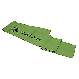 Gaiam Restore Strength and Flexibility Resistance Band Kit Set - 3 Levels of Resistance - Strength Training Workout Bands for Stretching Muscles - Versatile Exercise Tool - Light, Medium, and Heavy