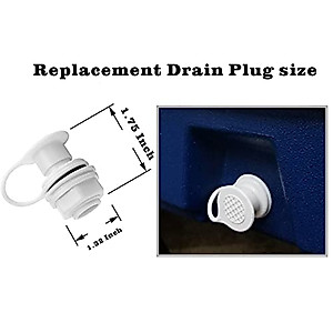 Cooler Replacement Triple Snap Drain Plug, for Igloo Cooler Triple Snap Drain Plug, Cooler Triple Snap Drain Plug.Best Option for Repairing and Replacing Cooler Parts. Compatible with Igloo Cooler.