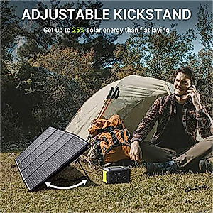 Solar Panels 150W 18V Foldable Solar Panel with USB Output for 5V 12V Charging, Waterproof Monocrystalline Solar Cell Solar Charger for Camping Garden, 150W (150w) (150w)