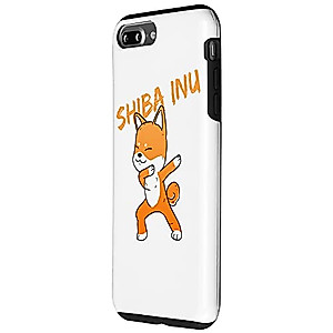 iPhone 7 Plus/8 Plus Funny Shiba Inu Uni Dog Dance Dabbed Smile Moves Dabbing Case