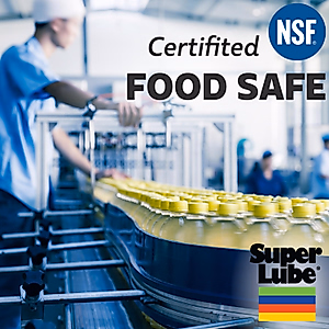 Super Lube Multi-Purpose Lightweight Synthetic Oil ISO 68 Hydraulic Grade (Clear, 4oz Bottle) | NSF Certified Food Grade & Clean | Superior at Low Temps