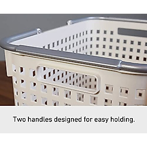 Like-it Laundry Basket, Storage, Square, Made in JAPAN, 40L, SCB-5, Mint blue