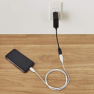 Amazon Basics USB-C3.1 Gen1 to USB-A Adapter with Data Transfer up to 5Gbps (USB-IF Certified) - Black