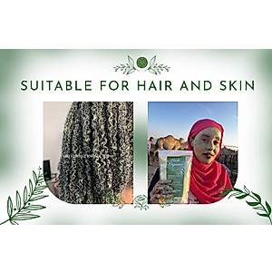 Hud Organics Qasil Powder 70 grams - Antient Somali Beauty Secret, Natural Multi-Purpose Deep Cleansing Mask for Face Hair Body Brightens Detoxifies Helps with Acne, Provides Clear Glowing Skin