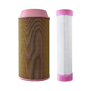 Hoypeyfiy Inner Outer Air Filter Replacement for Kubota ZD323 ZD326 ZD331 Zero Turn Lawn Mower K3181-82250 & K3181-82240