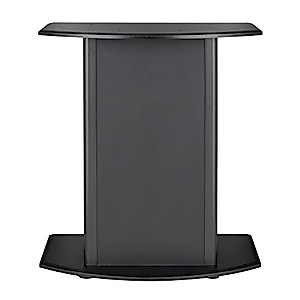 Aqueon Pedestal Bow Aquarium Stand, 26" W X 29" H, 29 LB, Black