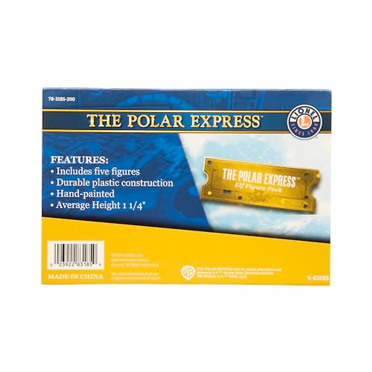 Lionel Warner Brothers The Polar Express Five Piece Miniature Elves Figure Pack Model Train Accessory (683185)