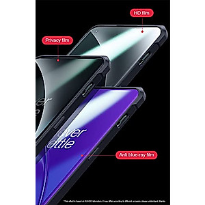 GIMENOHIG Four Corners Anti-Drop Case for Oneplus 11, Silicone PC Hybrid Shock and Drop Protection (Black)