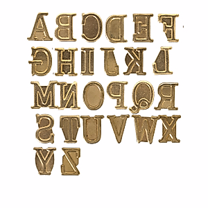 Walnut Hollow HotStamps Uppercase Alphabet Set for Branding and Personalization of Wood, Leather, and Other Surfaces