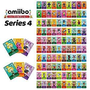 Animal Crossing Amiibo Card Set Work for Switch NS 3DS Games Series 1~4 Animals Crossing Magic Box Silver
