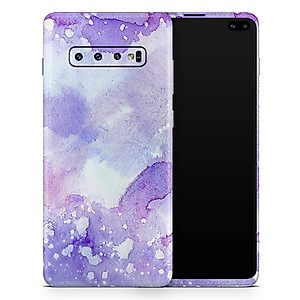 DesignSkinz Blue 4 Absorbed Watercolor Texture Protective Vinyl Decal Wrap Skin Cover Compatible with The Samsung Galaxy S20 (Screen Trim & Back Glass Skin)