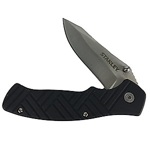 Stanley 12 in 1 Multi Tool Folding Pocket Knife 150 Lumens LED Light Set STHT 81502, Black