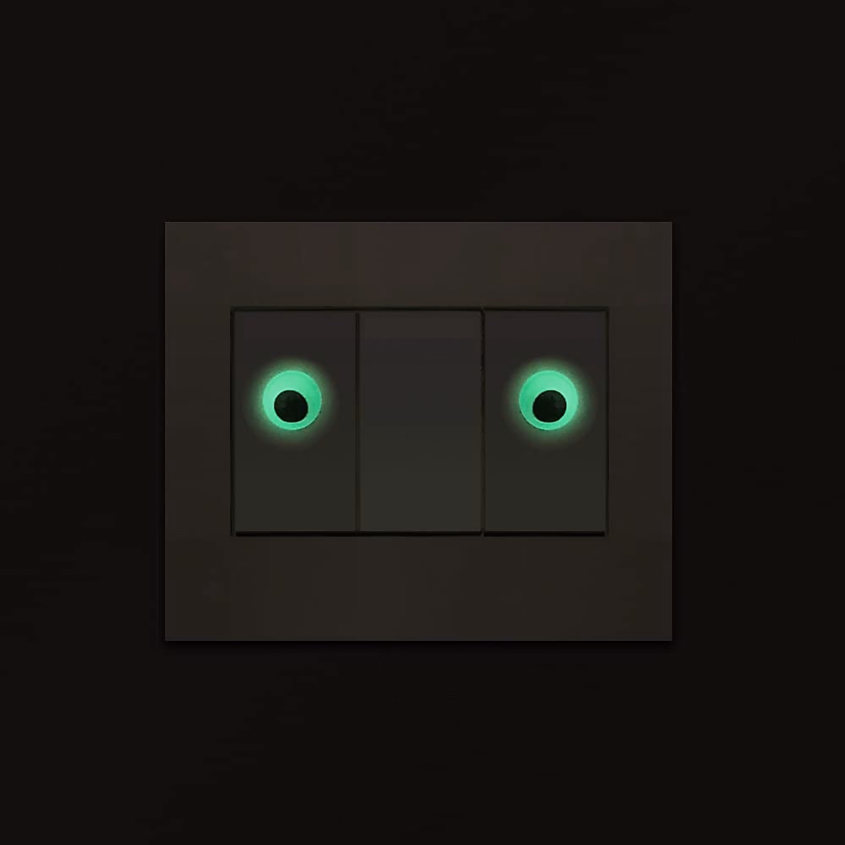 Vanteexpro 1200 Pieces Googly Wiggle Eyes Luminous Wiggle Eyes with Self Adhesive for DIY Crafts 1200 Pieces Muti Sizes