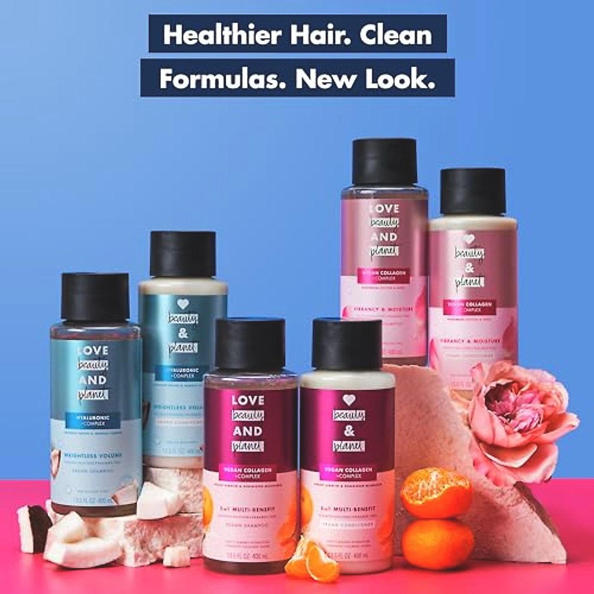 Love Beauty and Planet Weightless Volume Conditioner with Hylauronic acid Coconut Water & Mimosa Flower for Thin and Fine Hair Care 13.5 oz